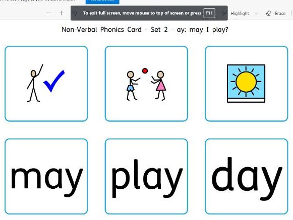 SEN RWI Set 2 Green Words with Symbols | Teaching Resources