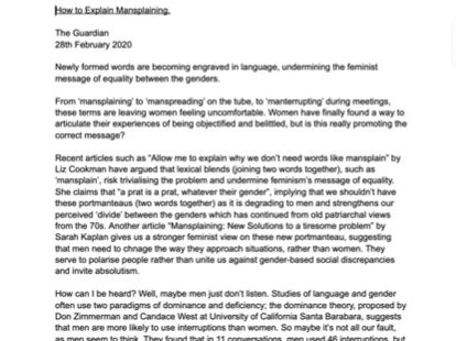 Grade B AQA English Language Directed Writing Essay | Teaching Resources