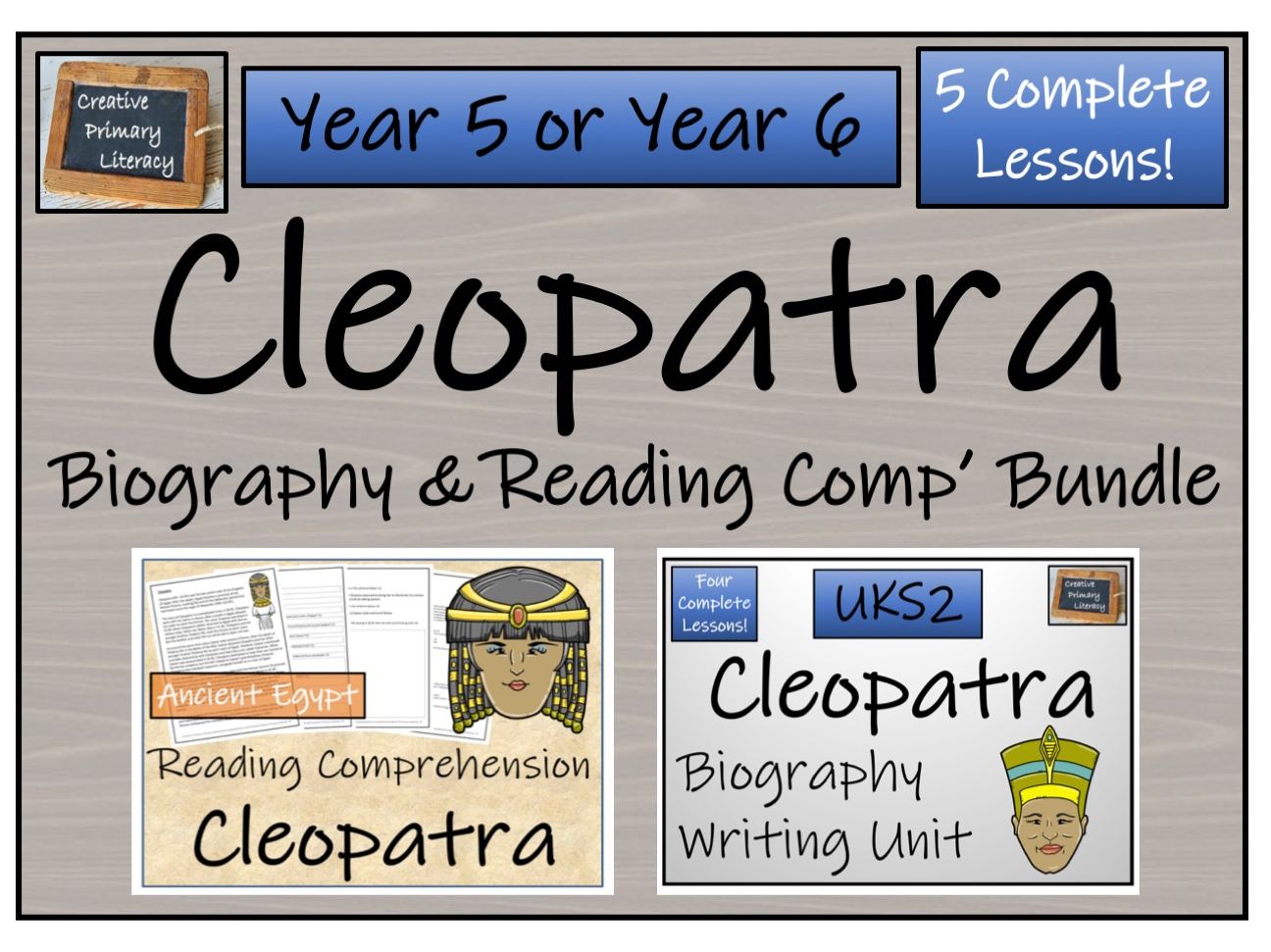 UKS2 History - Cleopatra Reading Comprehension & Biography Bundle ...