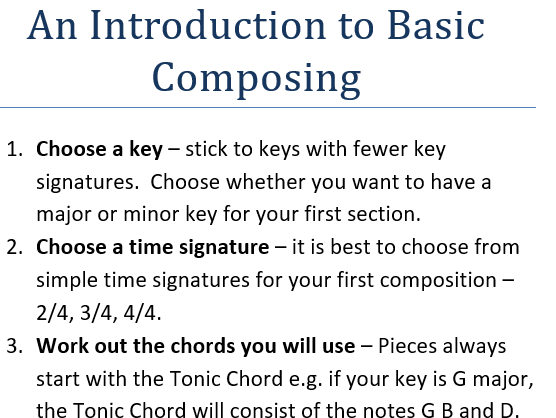 Basic composing help sheet | Teaching Resources
