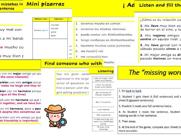 GCSE 2024 - Module 3 - Lesson for unit 3 (Amigos para siempre ...