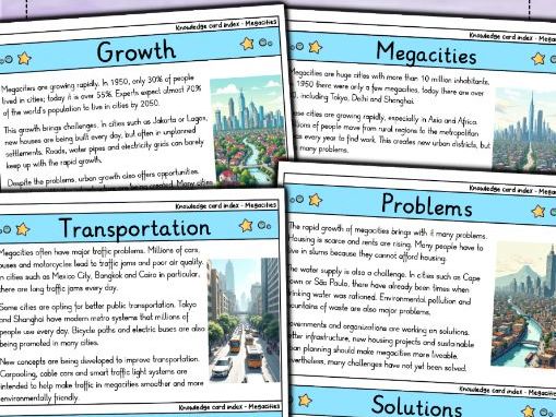 Megacities | Geography | Urban Growth & Global Challenges | Teaching Resources