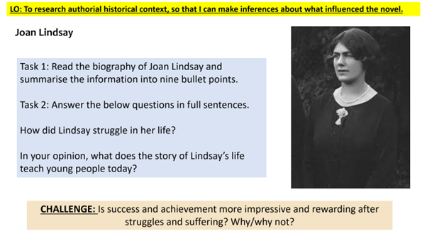 Picnic at Hanging Rock - Context Lessons | Teaching Resources