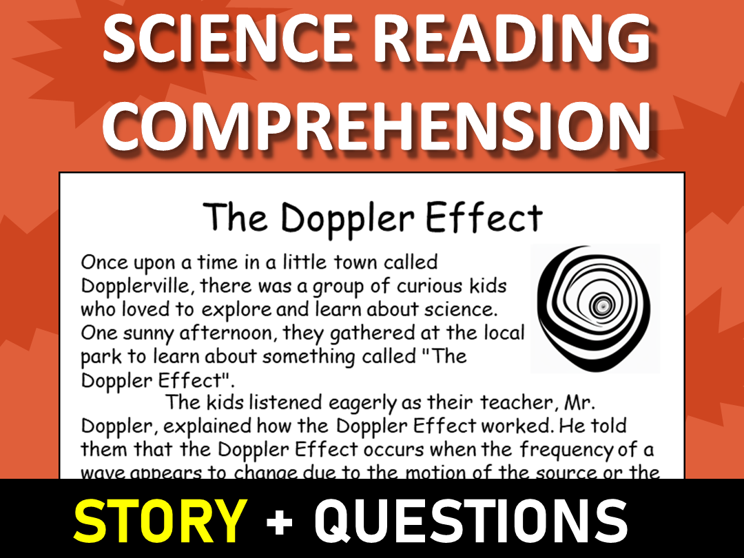 The Doppler Effect Reading Science Story Comprehension Questions Worksheet | Teaching Resources