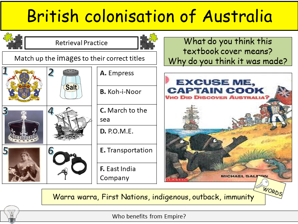 Colonisation of Australia | Teaching Resources