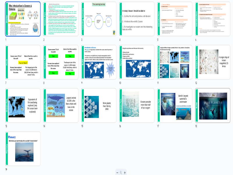 Unit 5. Oceans and Fisheries CIE IGCSE Environmental Management Whole ...