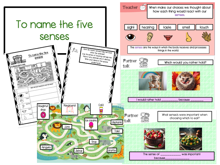 Year 1 To name the five senses | Teaching Resources