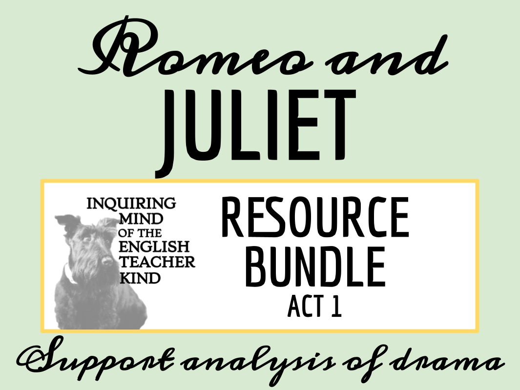 Romeo and Juliet Act 1 Quiz and Close Reading Worksheets Bundle ...