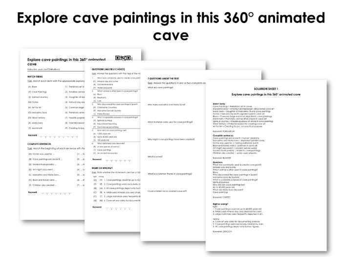 Explore cave paintings in this 360° animated cave | Teaching Resources