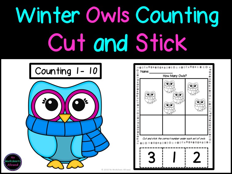 Counting And Ordering Numbers To 10 Cut And Stick Bundle Teaching