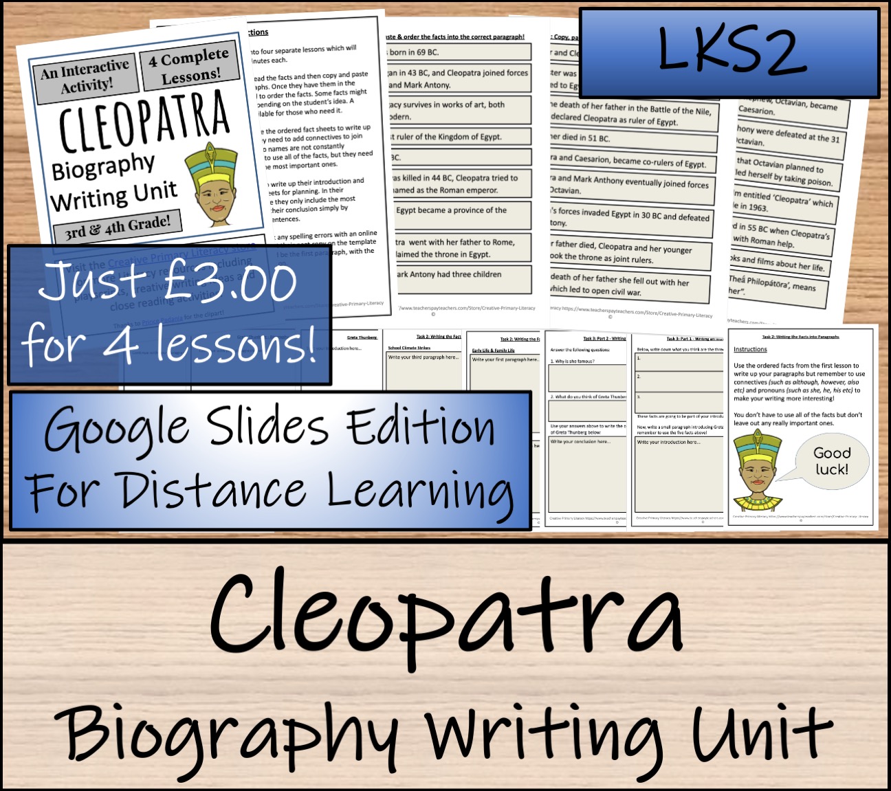 LKS2 Cleopatra Biography Writing Unit | Digital & Print | Teaching ...