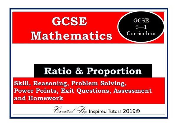 High school ratio and proportion resources