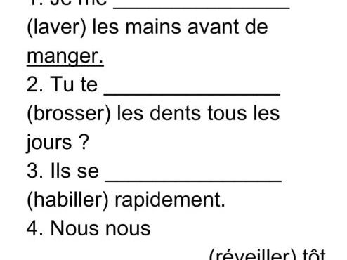 FRENCH GRAMMAR TEST | Teaching Resources