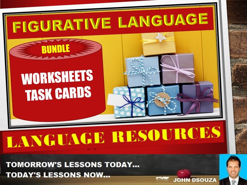 FIGURATIVE LANGUAGE WORKSHEETS WITH ANSWERS BUNDLE Teaching Resources