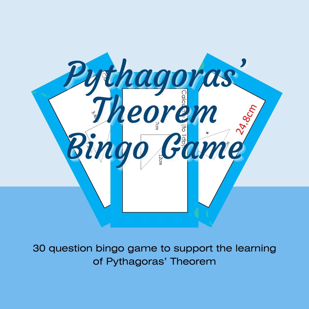 Pythagoras Theorem Maths Bingo Game Activity | Teaching Resources