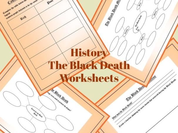History The Black Death Plague Worksheets | Teaching Resources