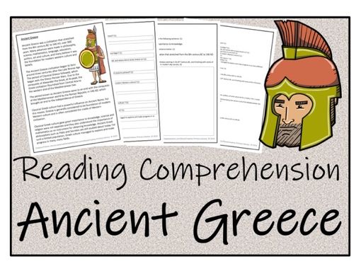 UKS2 Ancient Greece - Display, Research, Reading Comprehension ...