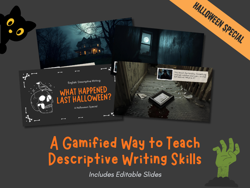 Halloween Descriptive Writing Lesson KS3/KS4 | Teaching Resources