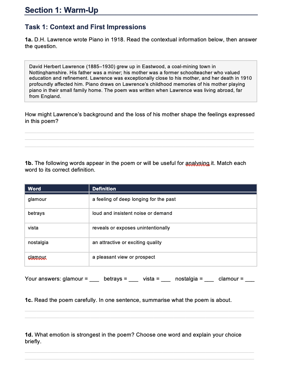 Edexcel IGCSE English Literature Poetry Analysis Grade 9 Workbook edexcel-igcse-english-literature-poetry-analysis-grade-9-workbook