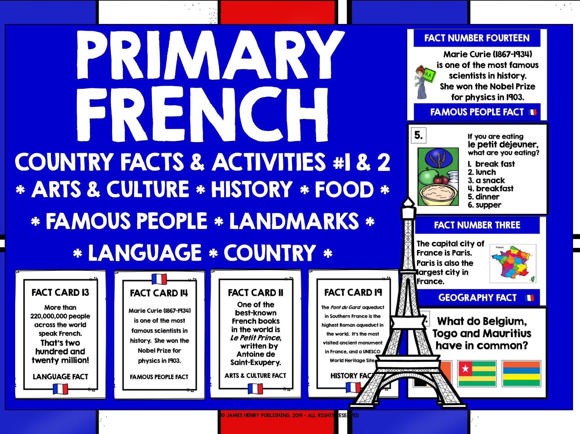 Primary French resources: visual arts and architecture