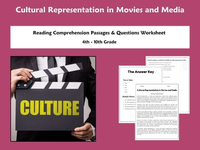Cultural Representation in Movies and Media: Reading Comprehension ...