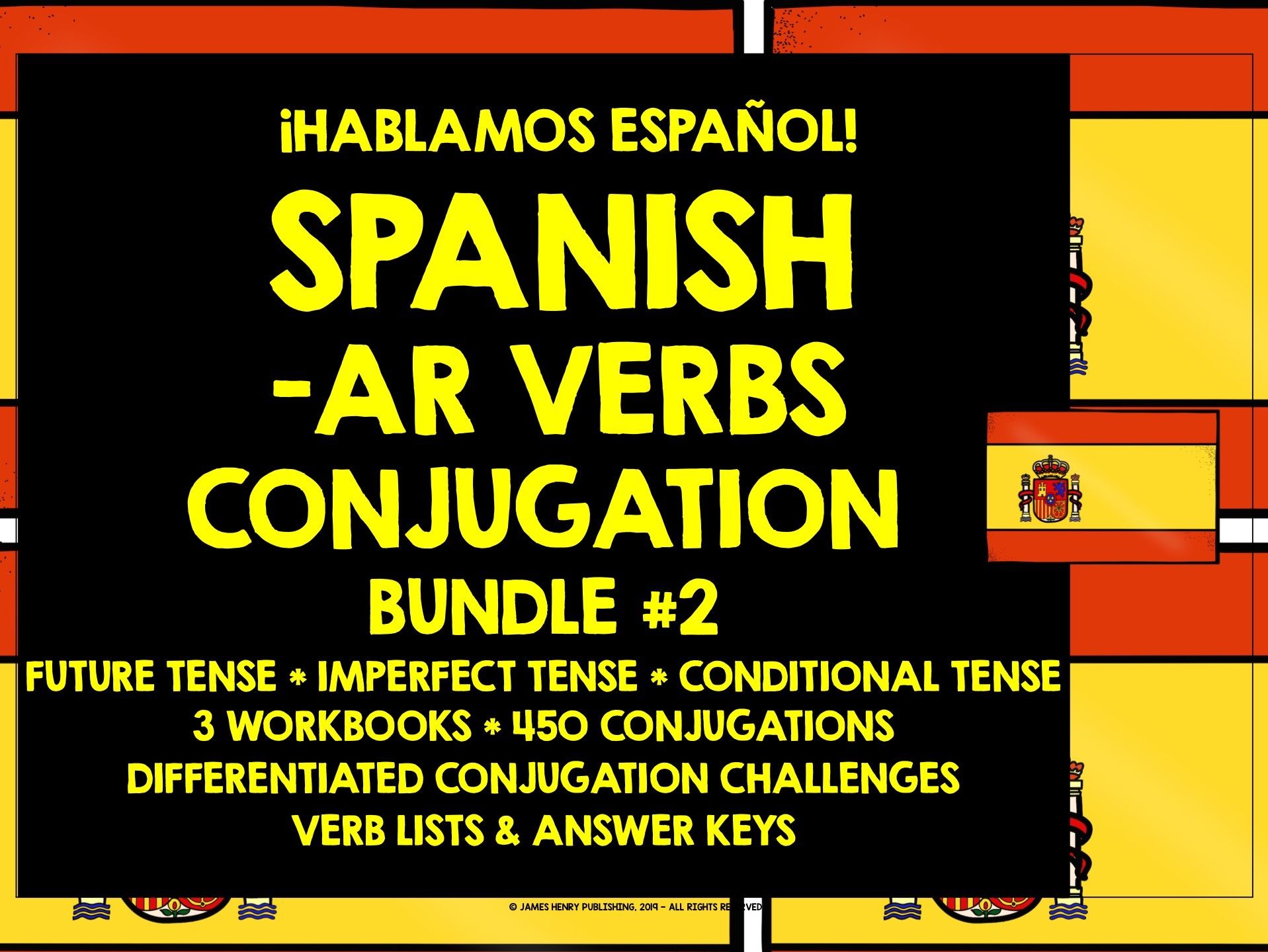 SPANISH AR VERBS CONJUGATION PRACTICE 2 Teaching Resources spanish-ar-verbs-conjugation-practice-2-teaching-resources