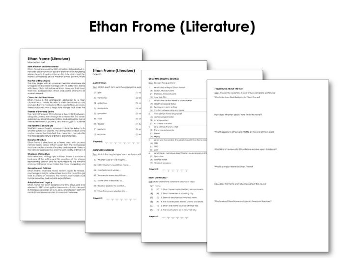Ethan Frome (Literature) | Teaching Resources