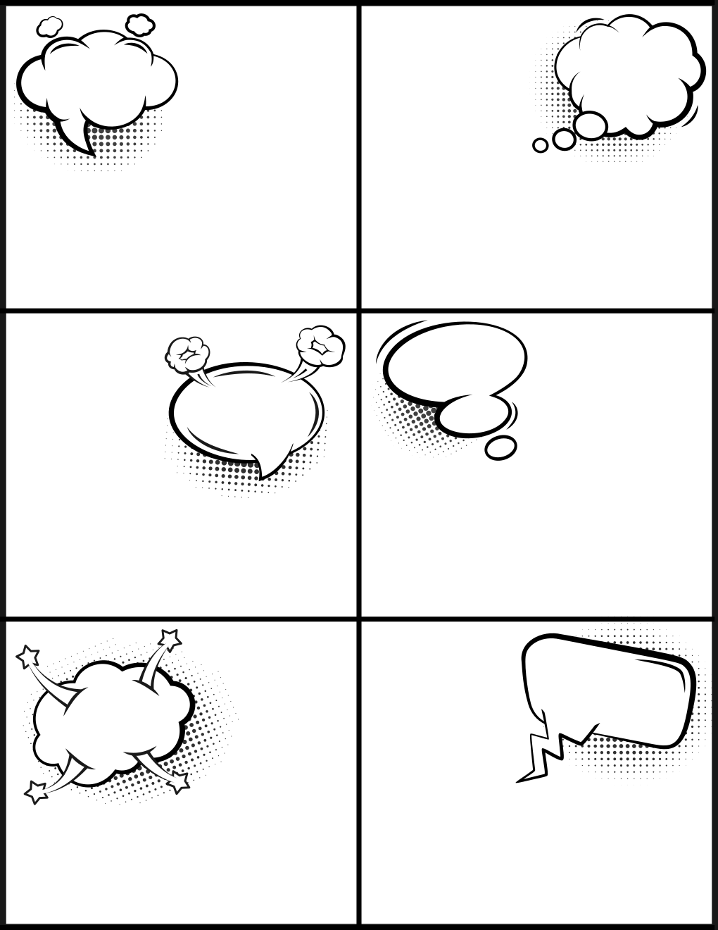 Comic Strip Story Templates Comic Paper Book Template Graphic Novel ...