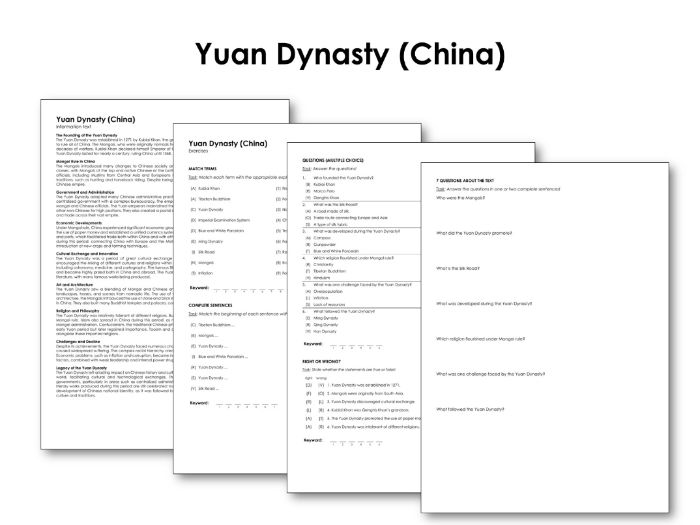 Yuan Dynasty (China) | Teaching Resources