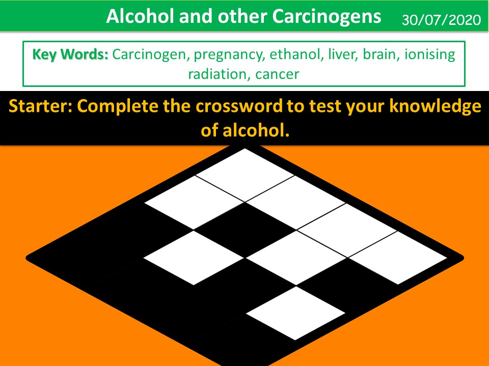 Alcohol and other Carcinogens | Teaching Resources