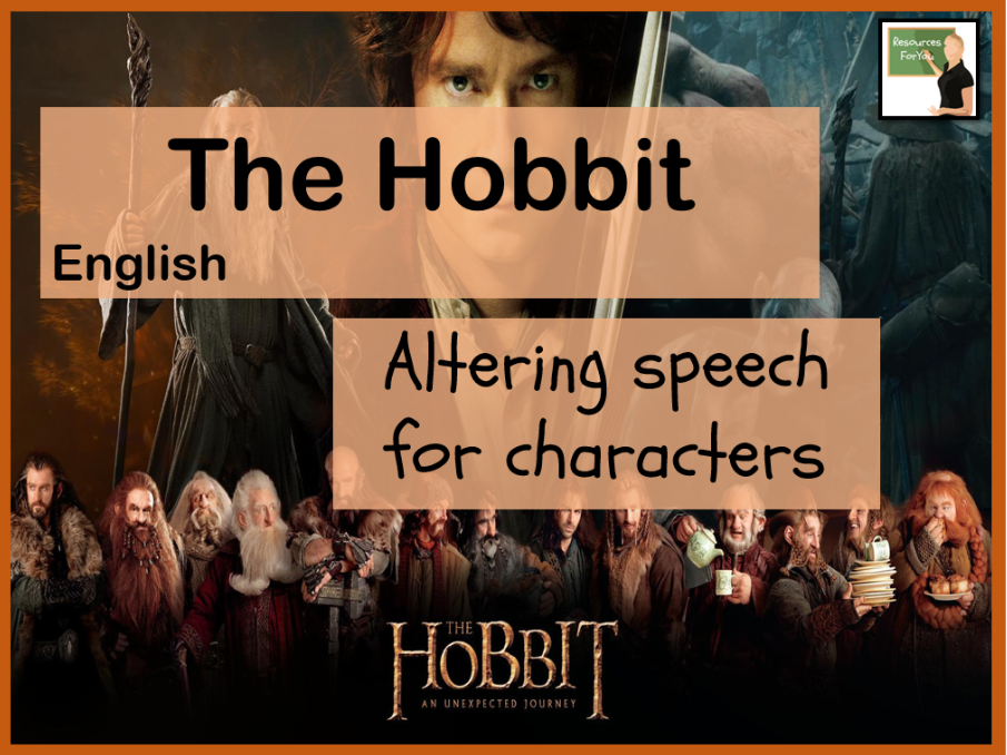 English- The Hobbit BUNDLE complete teaching sequence- Classic Fiction ...
