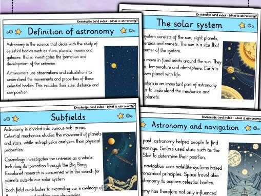 What is Astronomy? - Flashcards | Science | Key Concepts | Stars ...