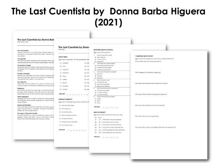 The Last Cuentista by Donna Barba Higuera (2021) | Teaching Resources