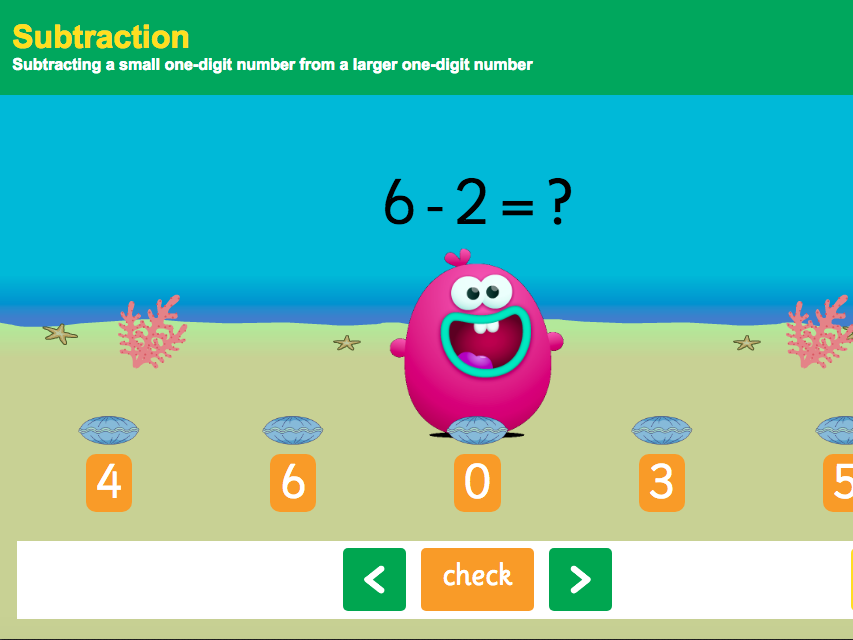 Subtraction Within 20 Subtracting One Digit Numbers Interactive Game 