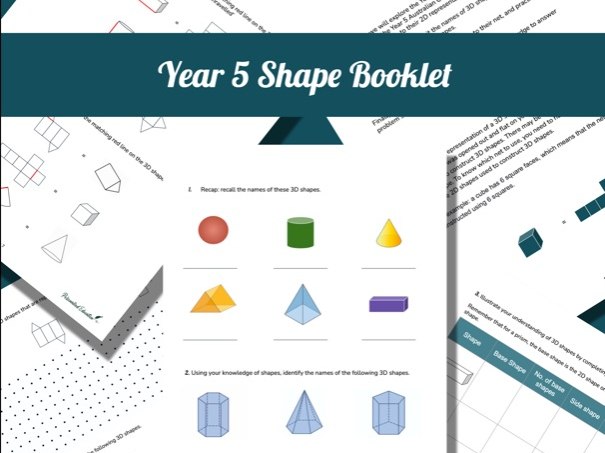 Year 5 Shape Booklet Teaching Resources