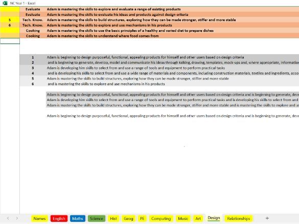 Excel Report Makers - Teaching Resources - TES