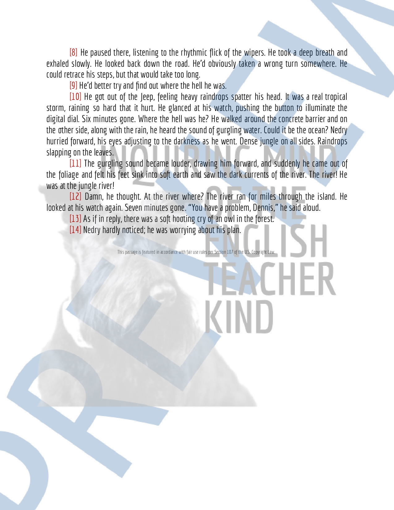 Jurassic Park by Michael Crichton Chapter 32 Close Reading Analysis ...