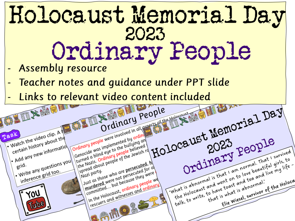 Holocaust Memorial Day Assembly | Teaching Resources
