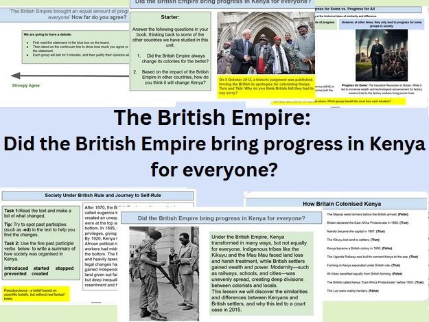 The British Empire in Kenya – KS3 History Lesson | Teaching Resources
