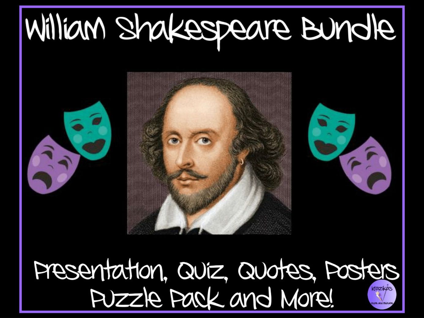 William Shakespeare Bundle by Krazikas - Teaching Resources - Tes