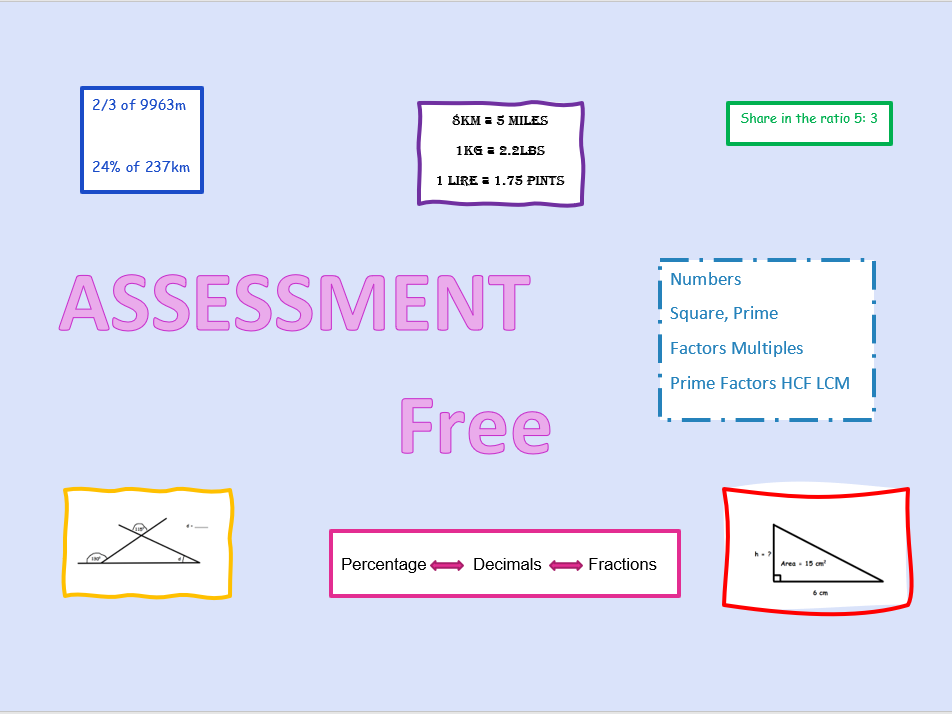 Maths Assesssment/Home Learning | Teaching Resources
