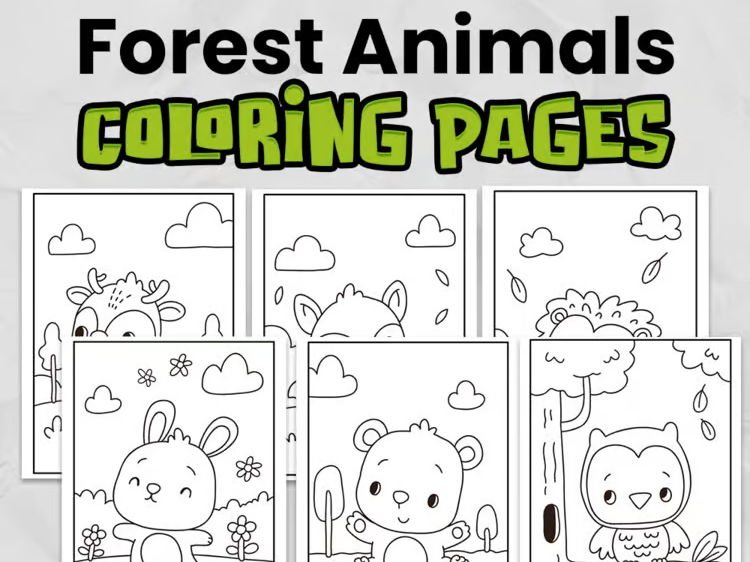 Forest Animal Colouring Pages Woodland Animals Activity Primary Forest Animal Colouring Pages Woodland Animals Activity Primary
