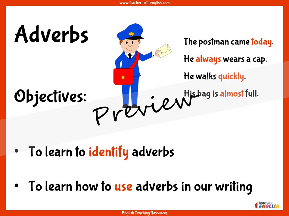 Adverbs - Year 5 and 6 | Teaching Resources