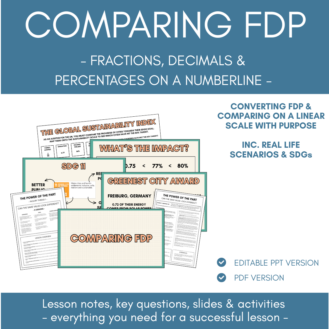 Comparing Fractions, Decimals & Percentages | Lesson Notes, Slides ...