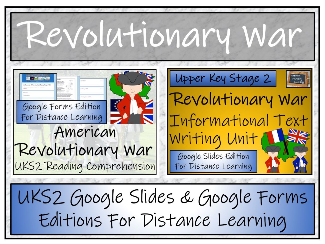 UKS2 American Revolutionary War Informational Writing & Reading ...