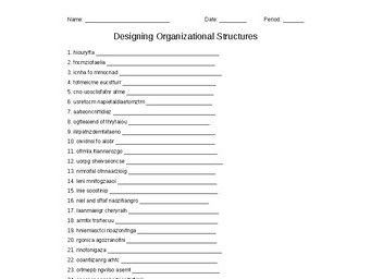 Business Vocabulary Word Scramble Bundle | Teaching Resources