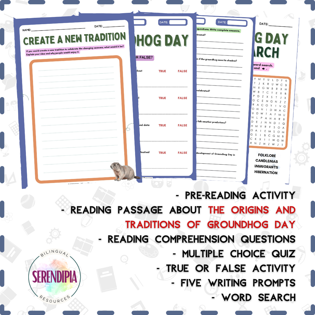 Groundhog Day History Nonfiction Reading Comprehension Activities ...