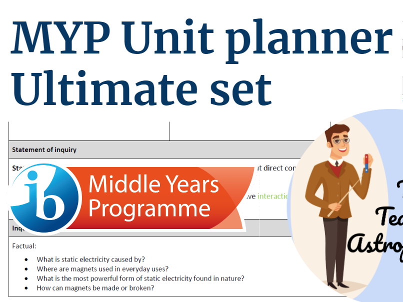 MYP Unit Planner - Ultimate Set | Teaching Resources