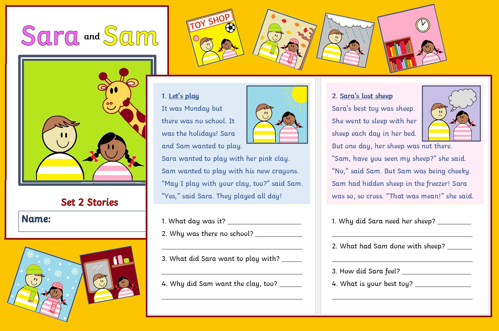 Phonics Phase 3 Story And Reading Comprehension Booklet Teaching