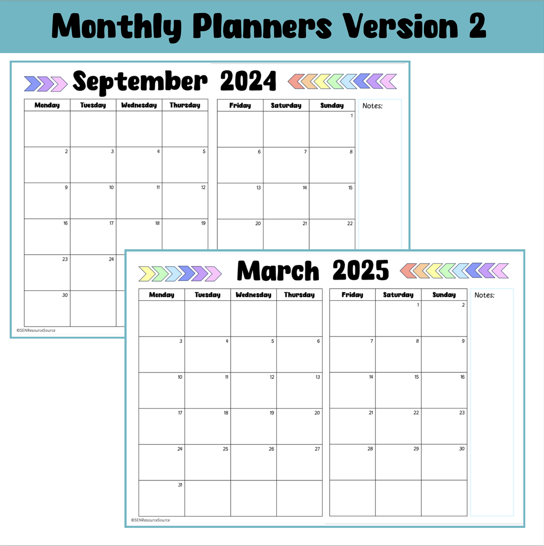 Teacher Planner 2024-2025 | Teaching Resources
